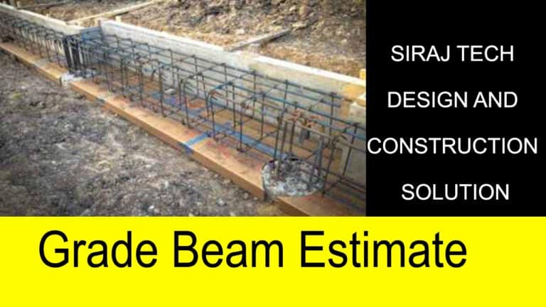 How to Estimate Concrete Volume for Grade Beam - SIRAJ TECH