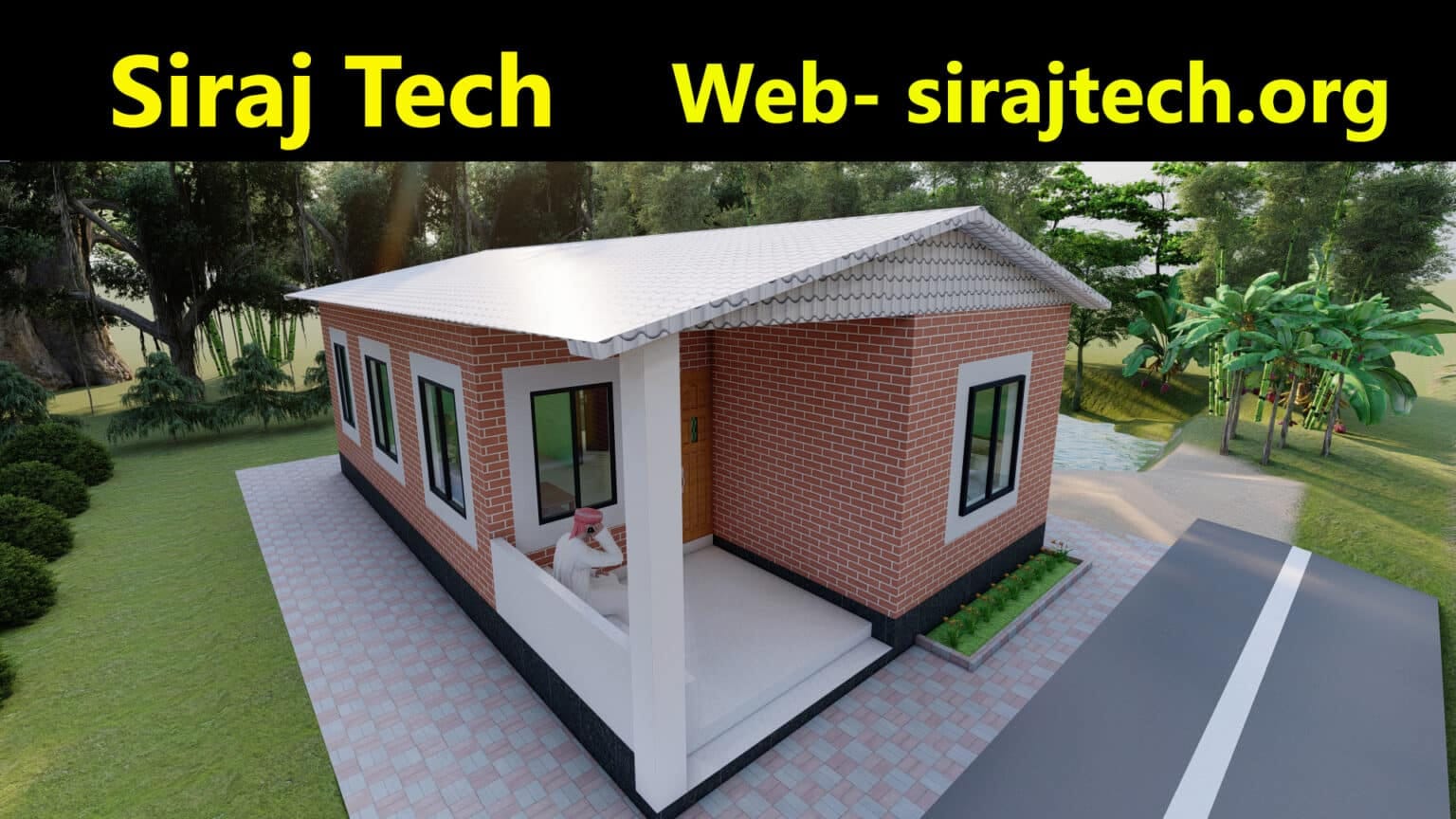 Bangladesh village house design - গ্রামের টিনের বাড়ির ডিজাইন