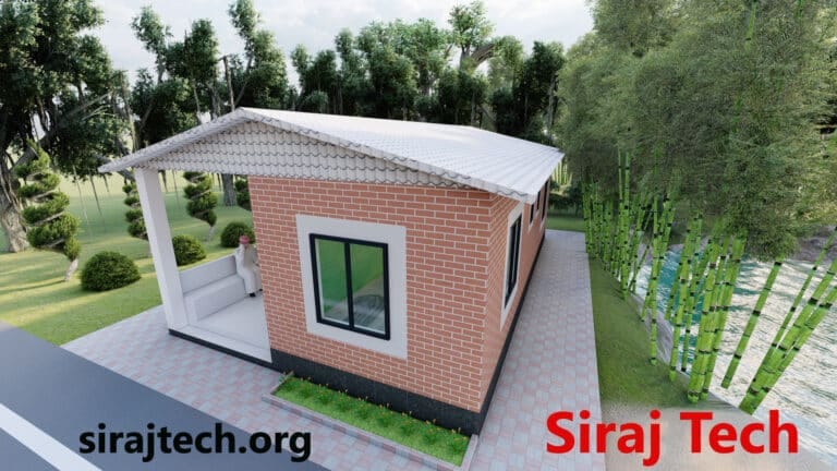 Bangladesh village house design - গ্রামের টিনের বাড়ির ডিজাইন