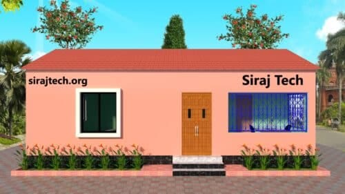 Small house plans in Bangladesh - ২ রুমের টিনের ঘরের ডিজাইন ও খরচ