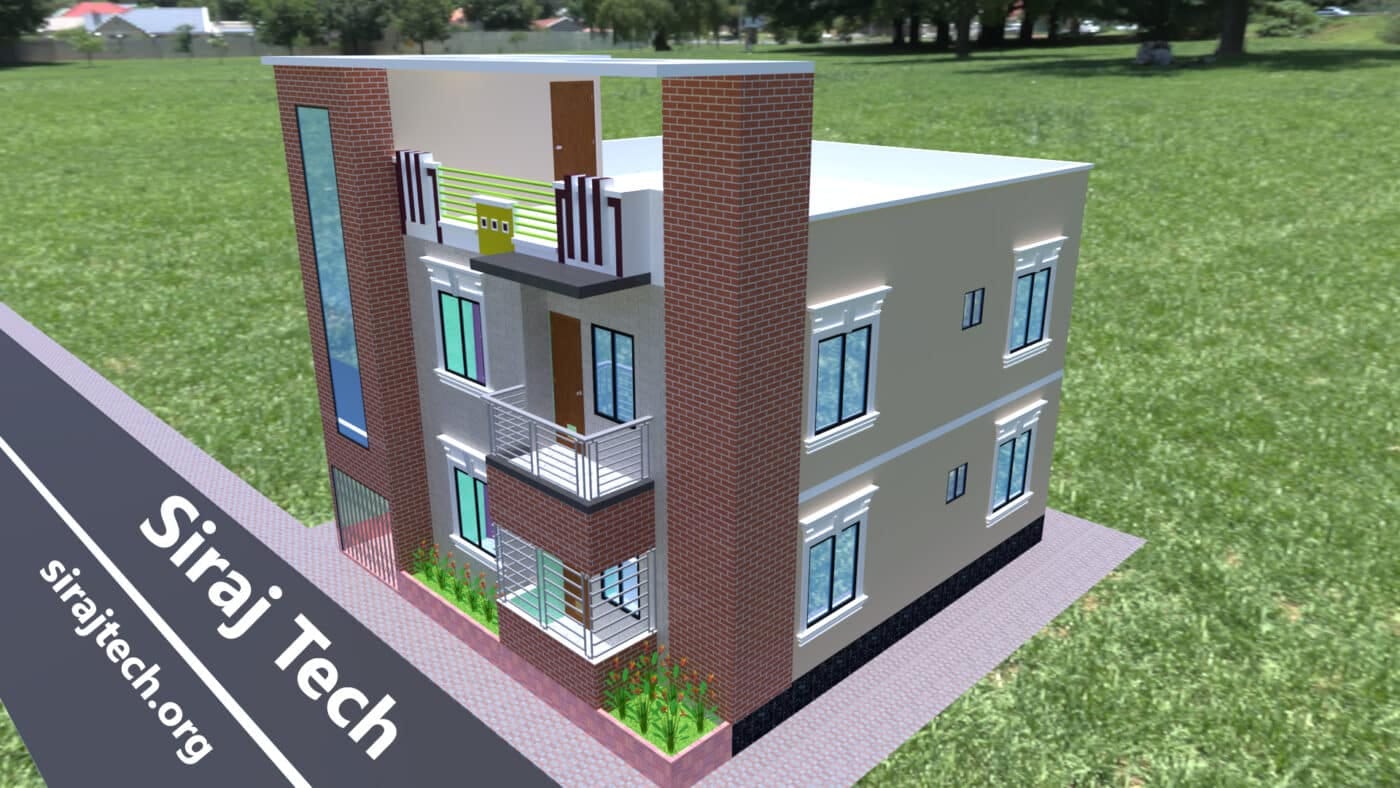 2 Storey House Design in Bangladesh - দোতলা ঘরের ডিজাইন