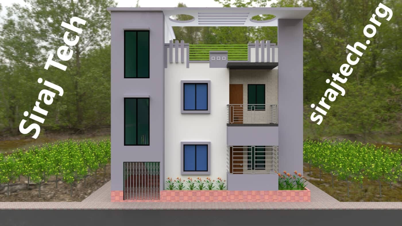 2 Storey House Design in Bangladesh - দোতলা ঘরের ডিজাইন