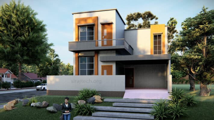 Best Duplex House Designs - আধুনিক ডুপ্লেক্স বাড়ি - SIRAJ TECH