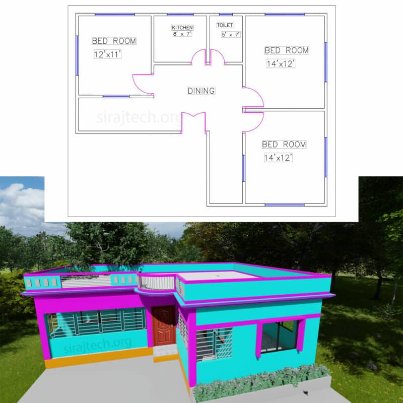 One Storey House Plan - One Story Home Design Services