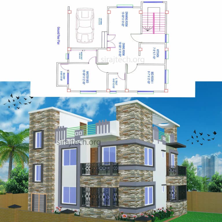 Two Storey Modern House Designs - SIRAJ TECH