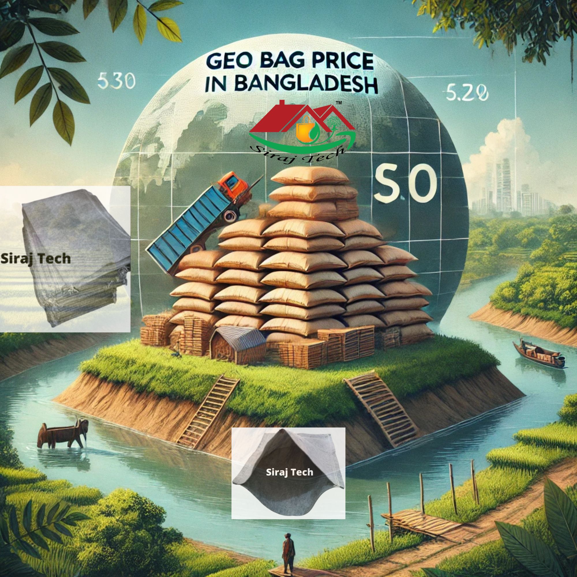 Geo Bag Price in Bangladesh - Geo Textile Bag - SIRAJ TECH