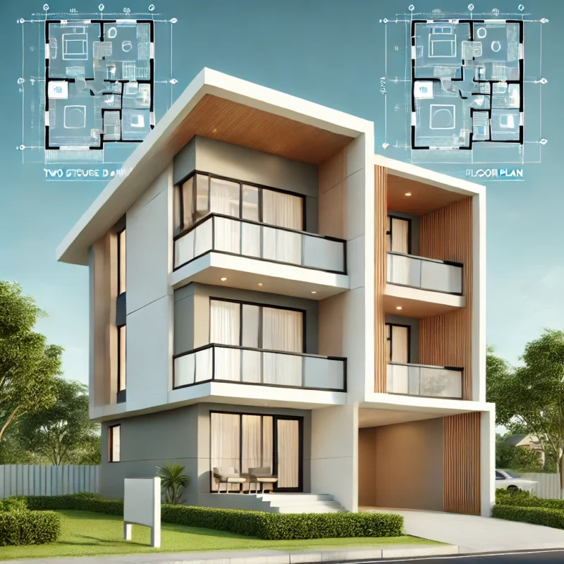 Duplex House Plan - Two Storey House Design | দোতলা বাড়ি - SIRAJ TECH